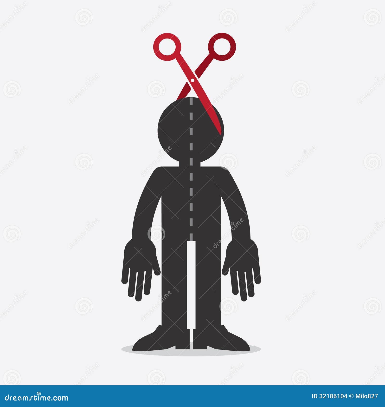 Scissors And Tear Line, Cutting Line, Zip Lock Symbol. Black And White ...