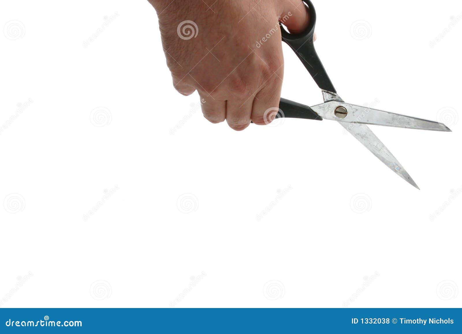 Scissors cutting stock photo. Image of clip, text, space - 1332038