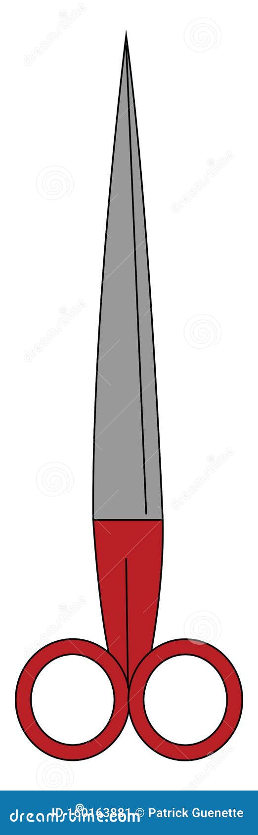 Scissors Cutting, Vector or Color Illustration Stock Vector ...