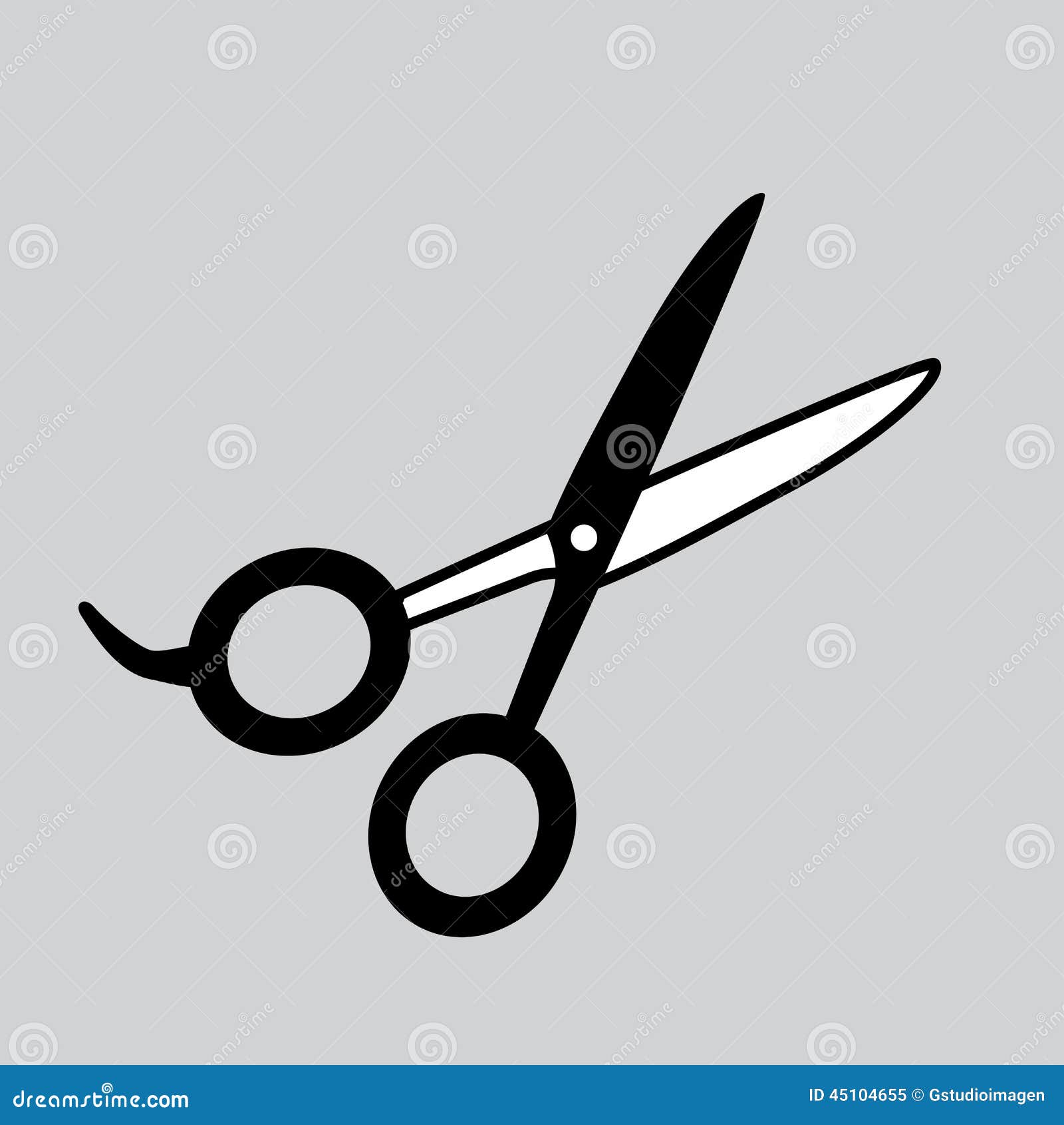 Scissors design stock vector. Illustration of equipment - 45104655