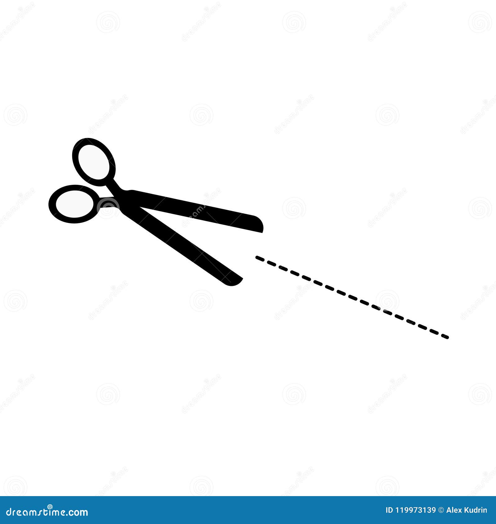 stock vector. Illustration of border, cutting, office - 119973139