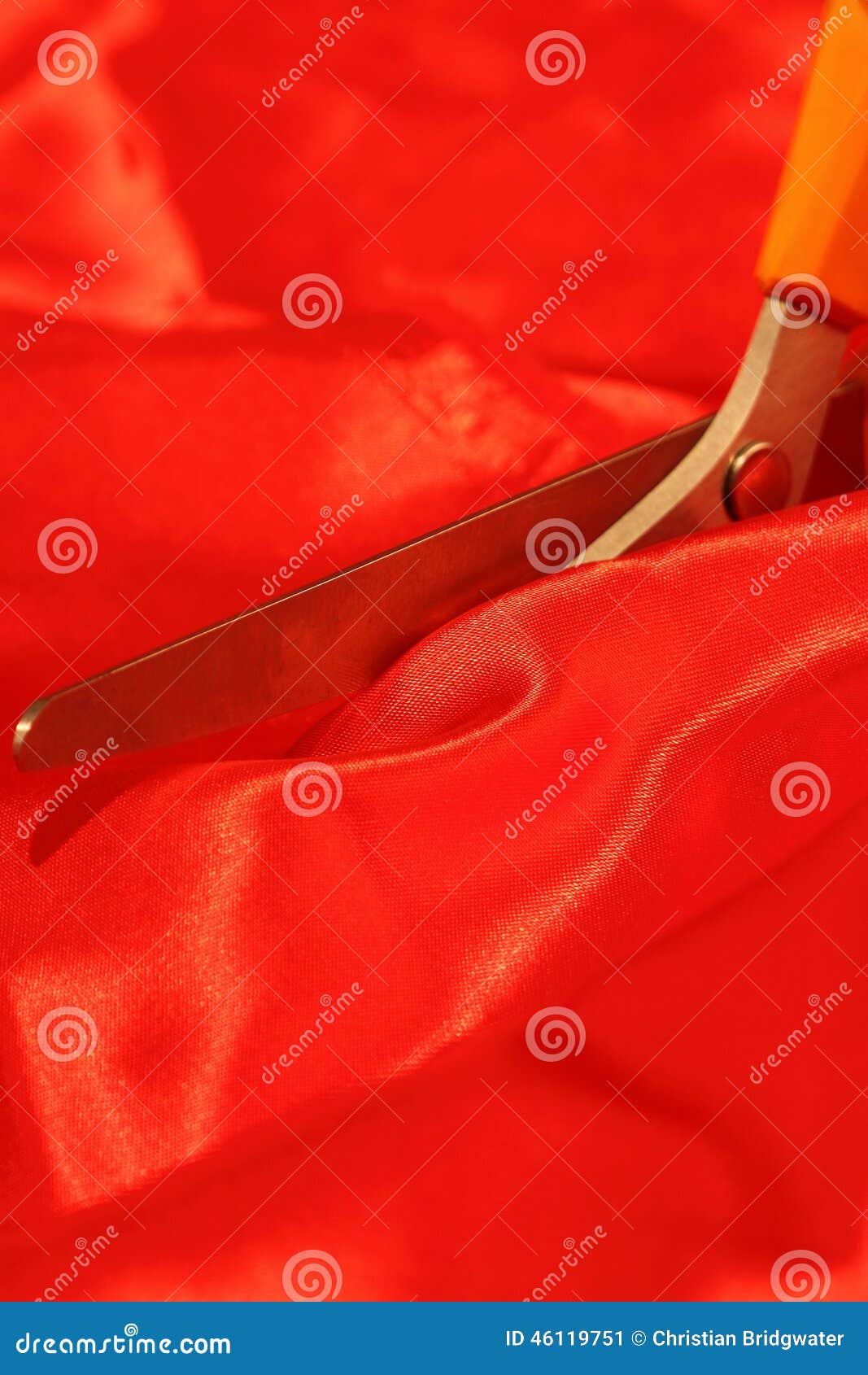 Scissors fabric cutting B stock image. Image of material - 46119751