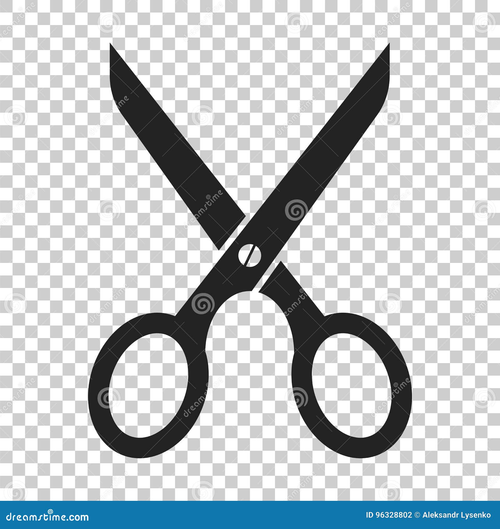 Scissors Flat Icon. Scissor Vector Illustration Stock Vector ... Scissors Flat Icon. Scissor Vector Illustration Stock Vector ...