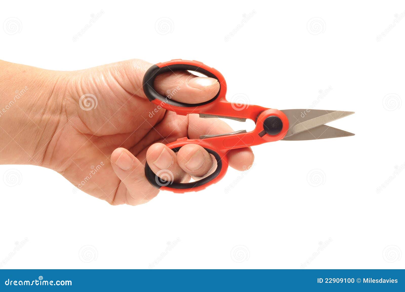 Scissors and hand stock photo. Image of pair, open, cutting - 22909100