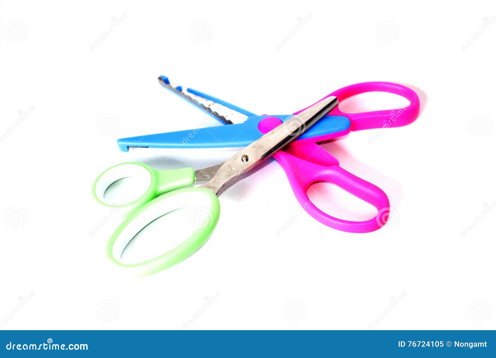 Scissors are Hand-operated Cutting Instruments. Stock Image - Image of ...