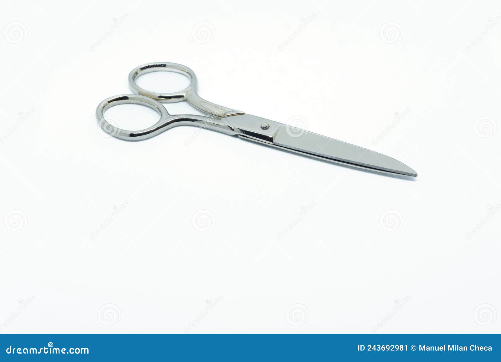 Scissors, Hand Tool Used To Cut Different Types of Materials. Isolated ...