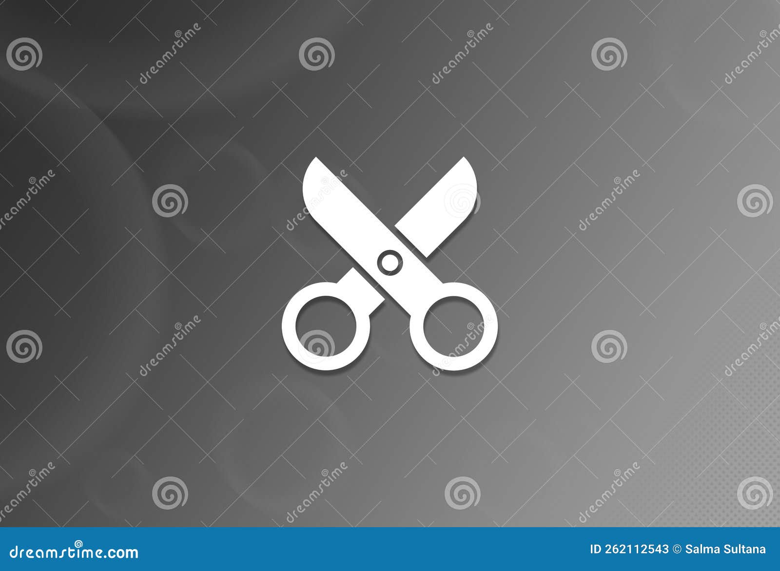Scissors icon stock illustration. Illustration of paper - 262112543