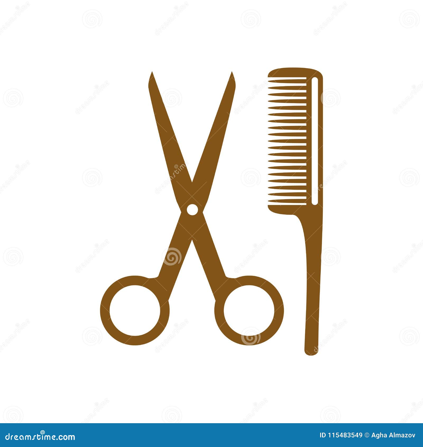 Scissors Icon. Vector Illustration Stock Illustration - Illustration of ...