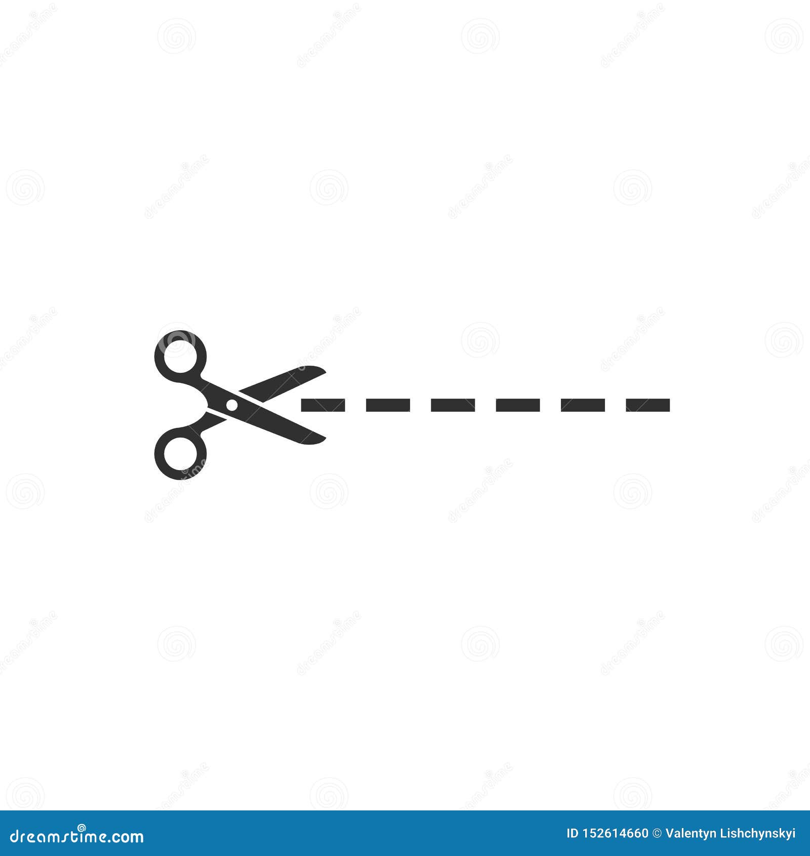 Scissors Icon, Web Design Element Vector Symbol Stock Illustration ...