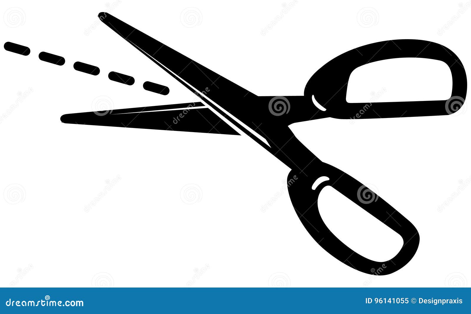 Scissors - Illustration stock vector. Illustration of tailor - 96141055
