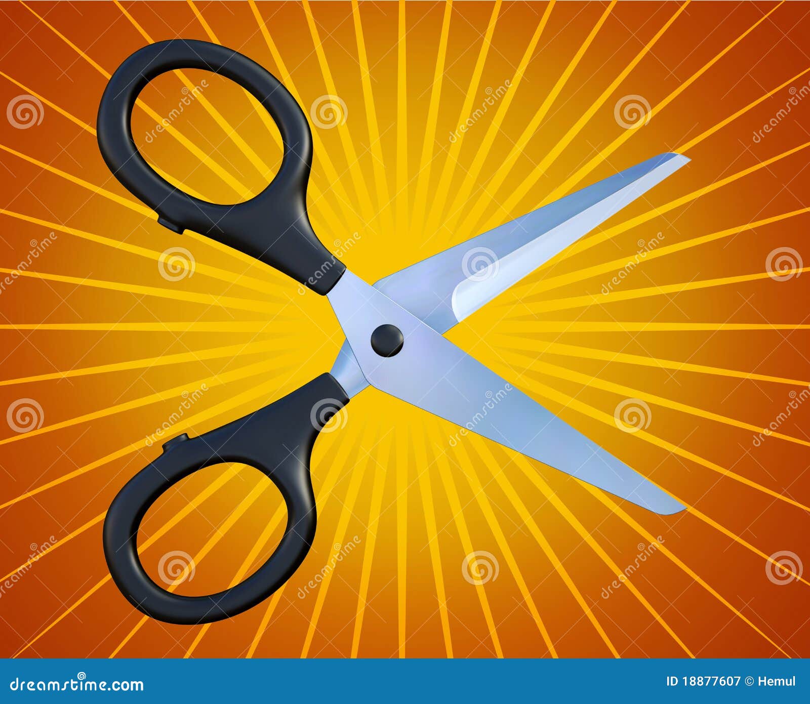 Scissors Isolated Is Tool Icon On A White Background Of Illustration ...
