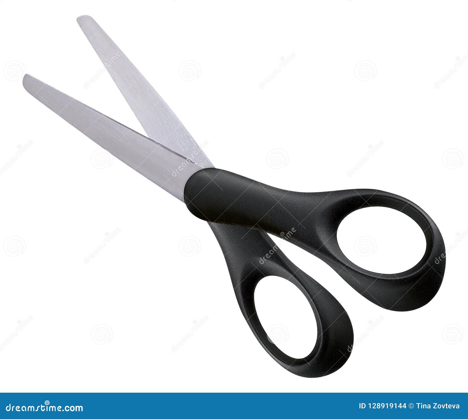 Scissors Isolated on White stock photo. Image of metal - 128919144