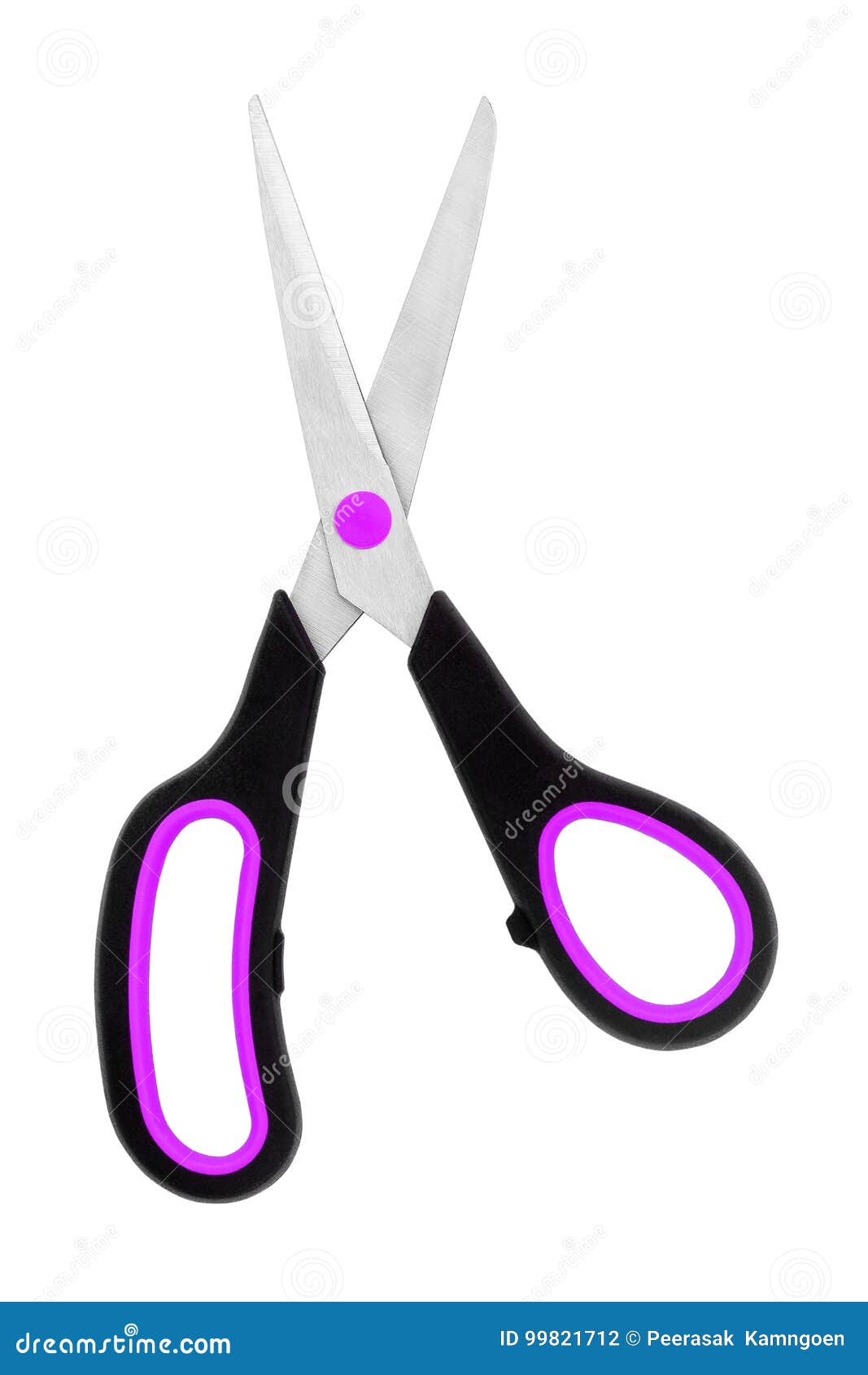 Scissors Isolated on White Background Stock Photo - Image of handle ...