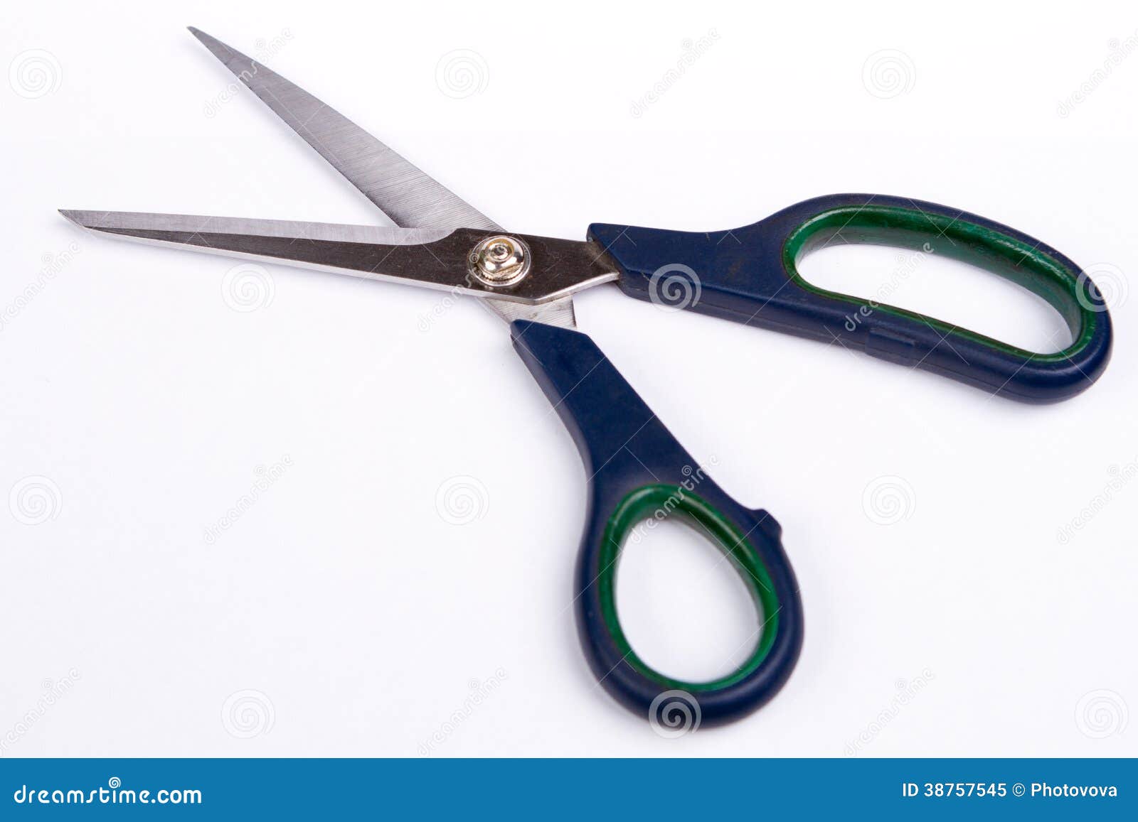 Scissors Isolated on White Background Stock Image - Image of school ...