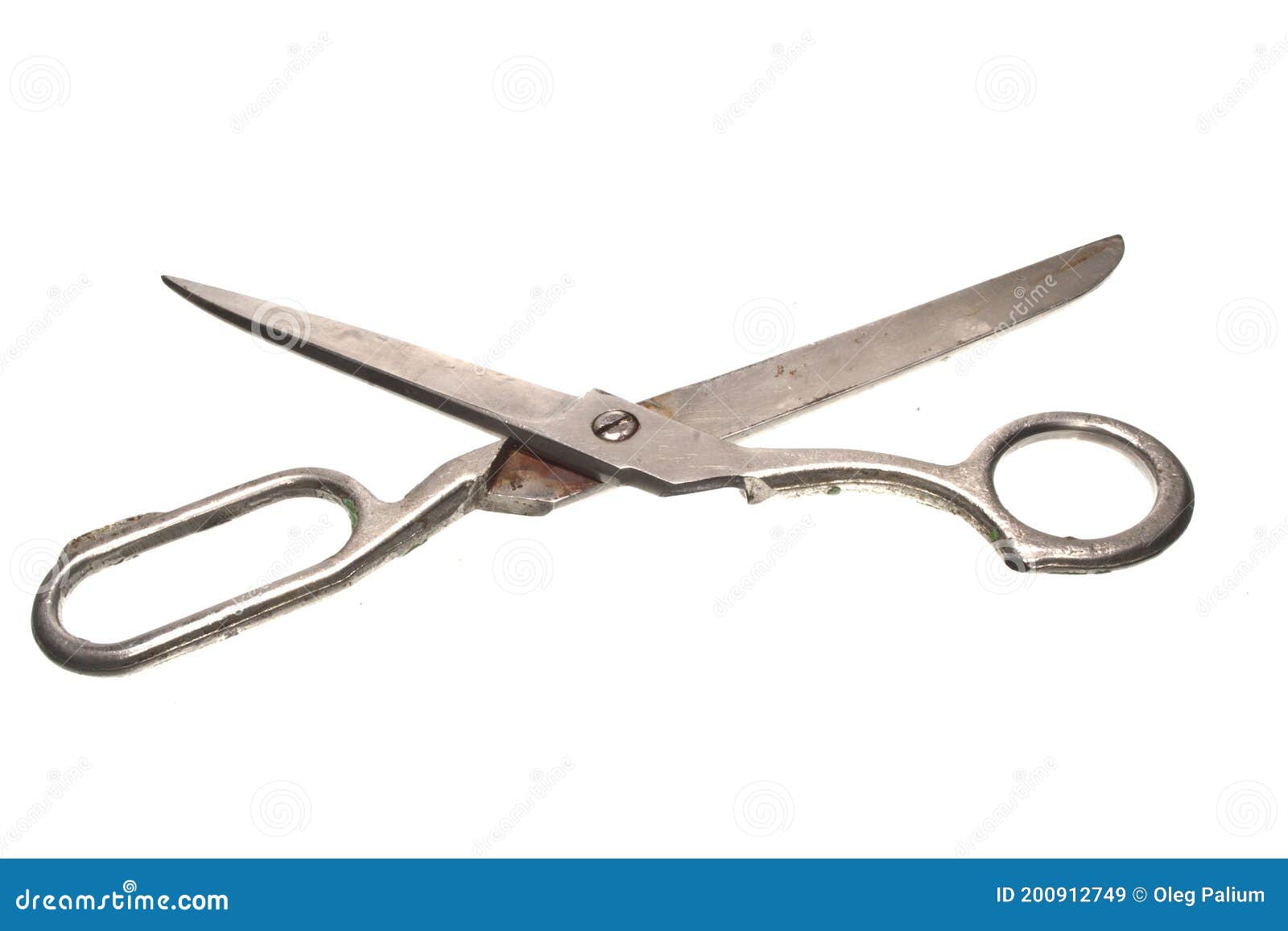 Scissors Isolated on White Background Stock Image - Image of pair ...