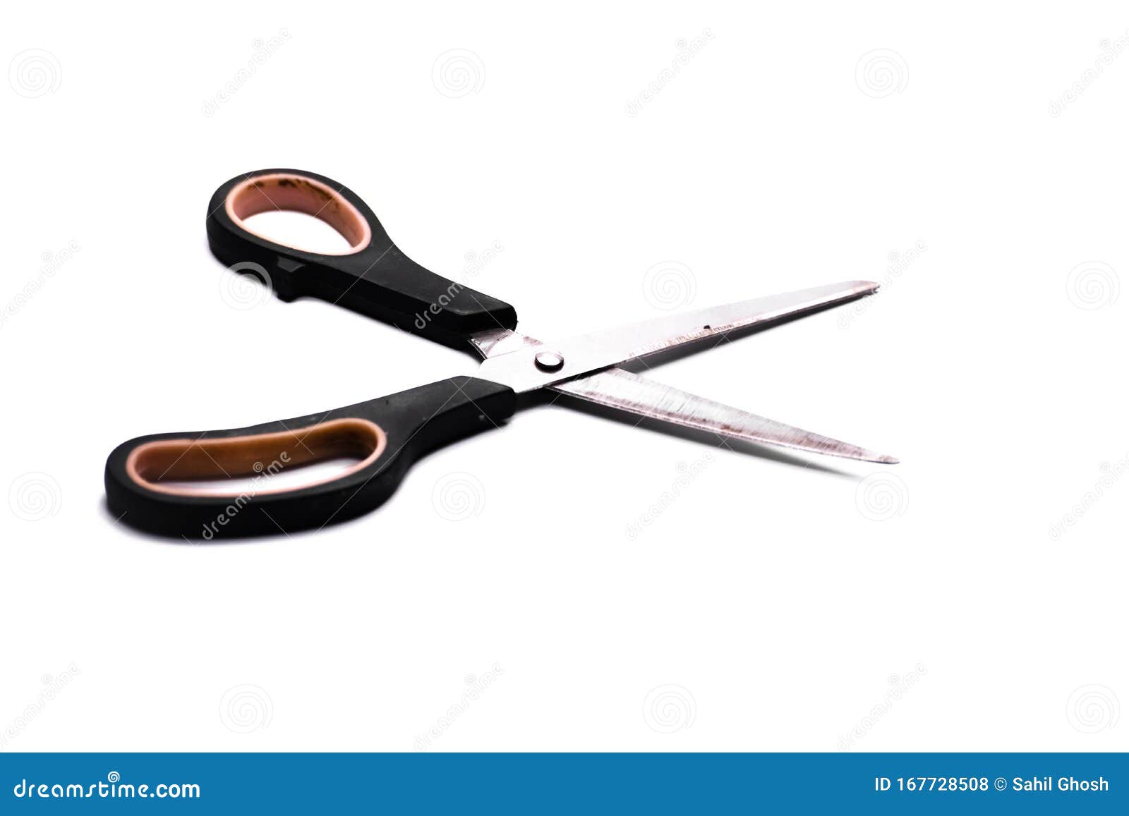 Scissors Isolated on White Background. Stock Photo - Image of element ...