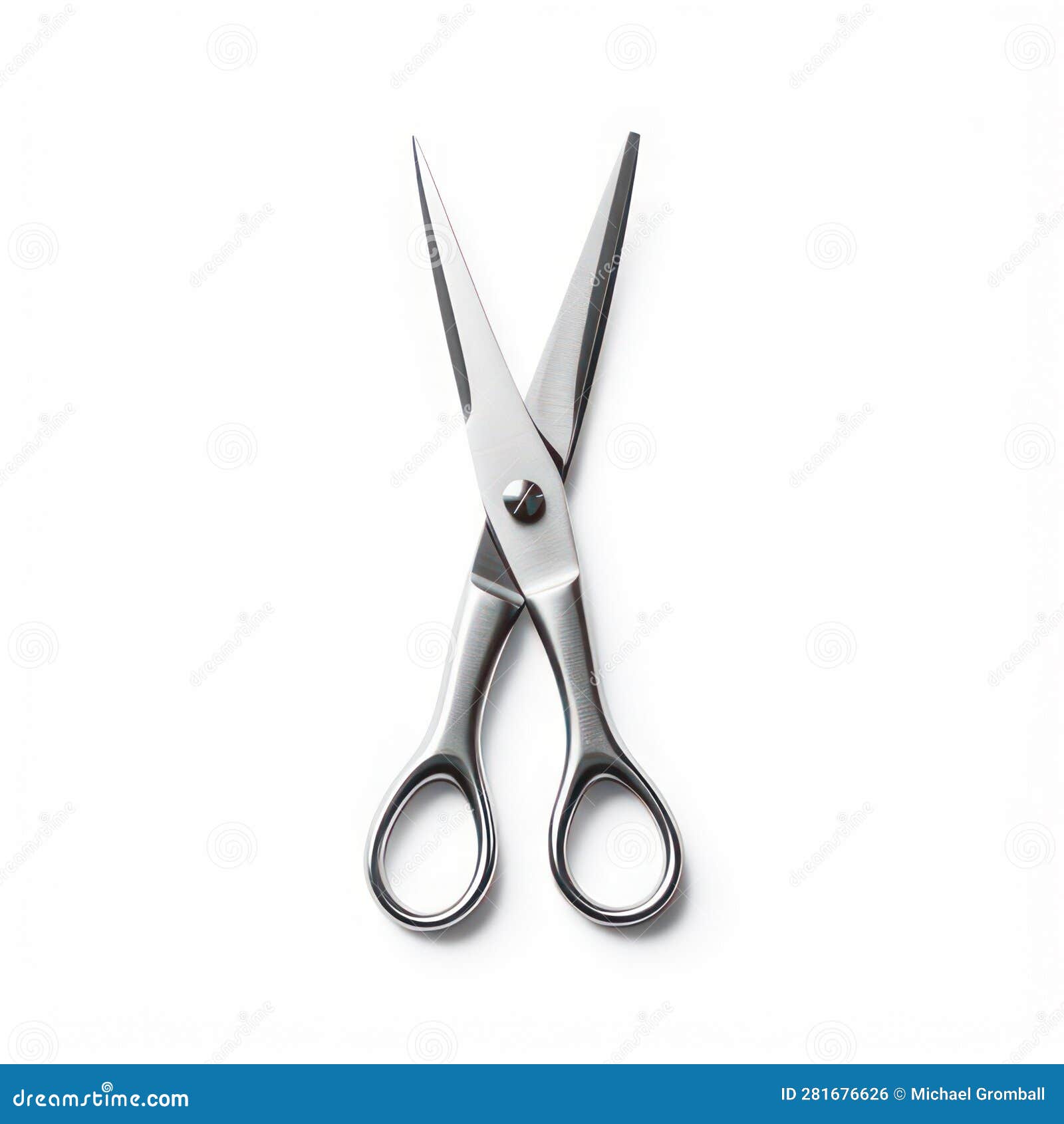 Scissors Isolated on White Created with Generative AI Stock Photo ...