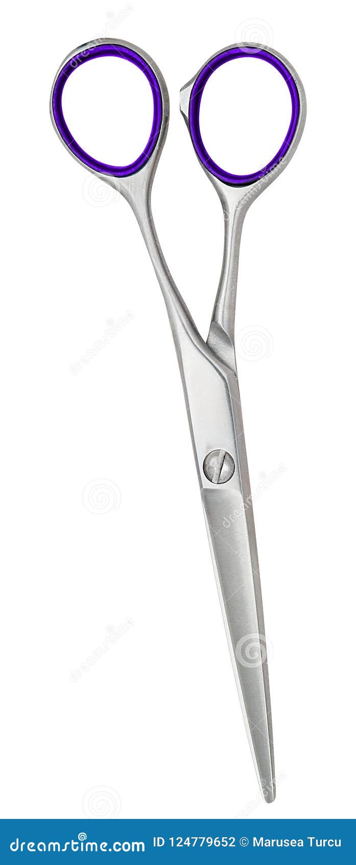 Scissors isolated on white stock photo. Image of hairdressing - 124779652