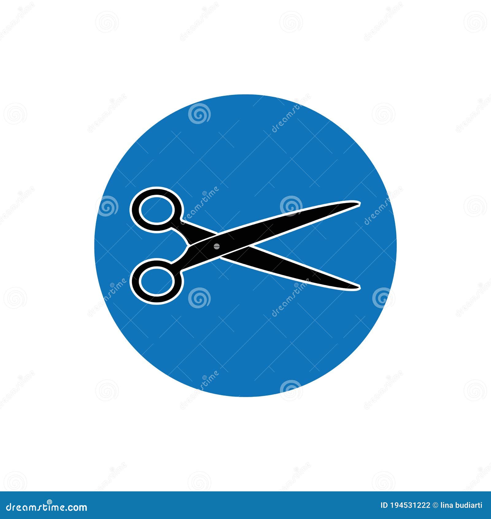 Scissors logo stock vector. Illustration of hair, tailor - 194531222