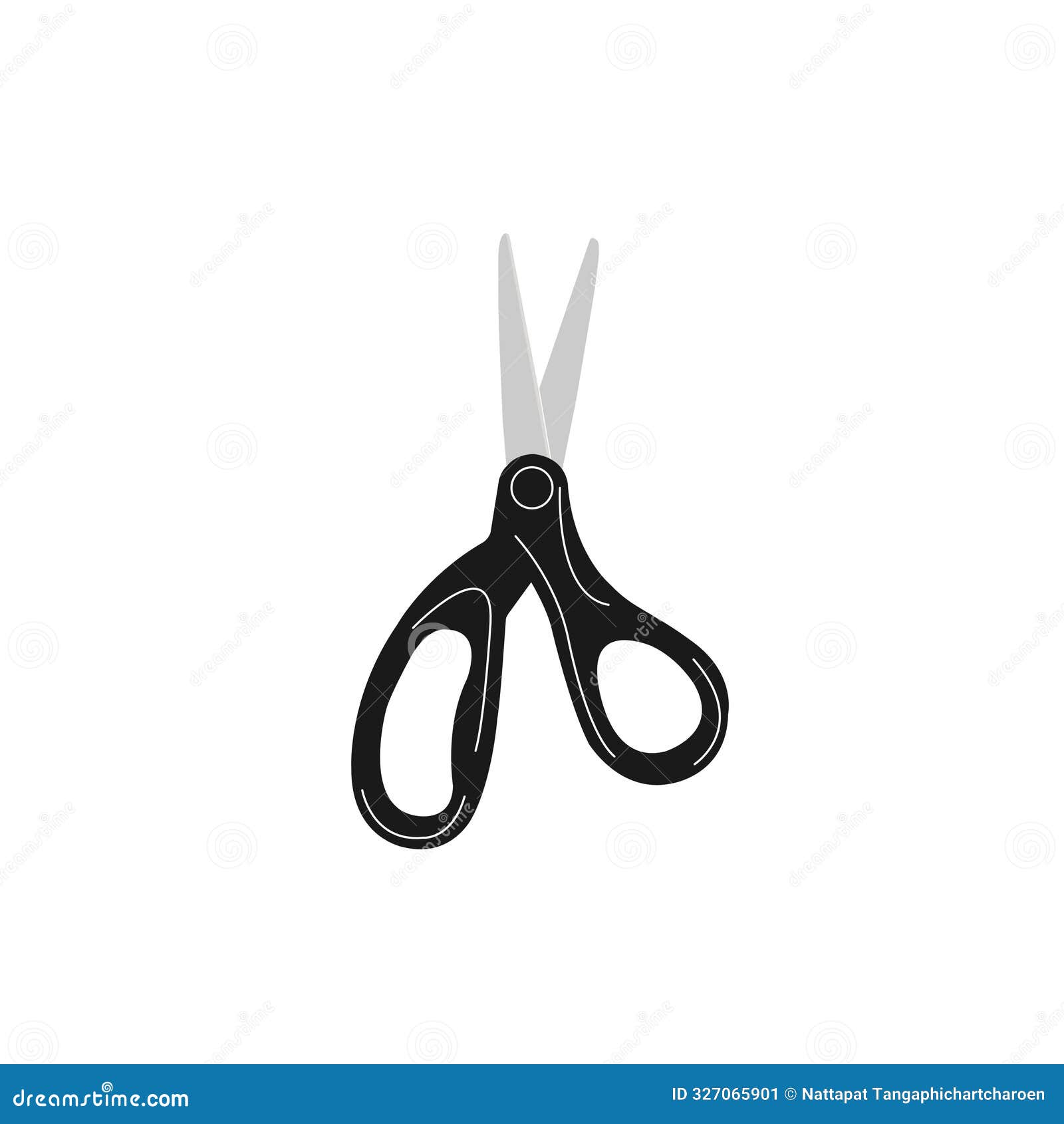Scissors Outline Icon Cartoon Vector | CartoonDealer.com #122875153