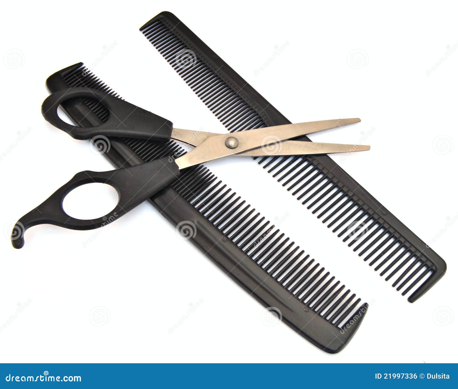 Scissors over comb haircut stock photo. Image of pattern - 21997336