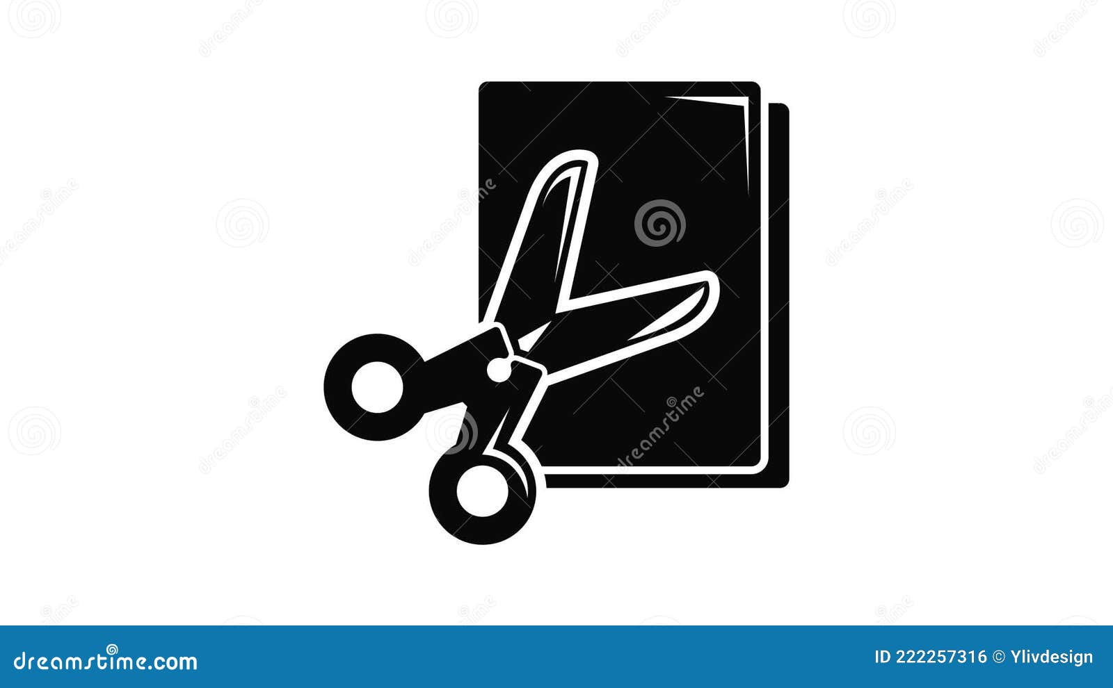 Scissors Paper Icon Animation Stock Footage - Video of banner, label ...