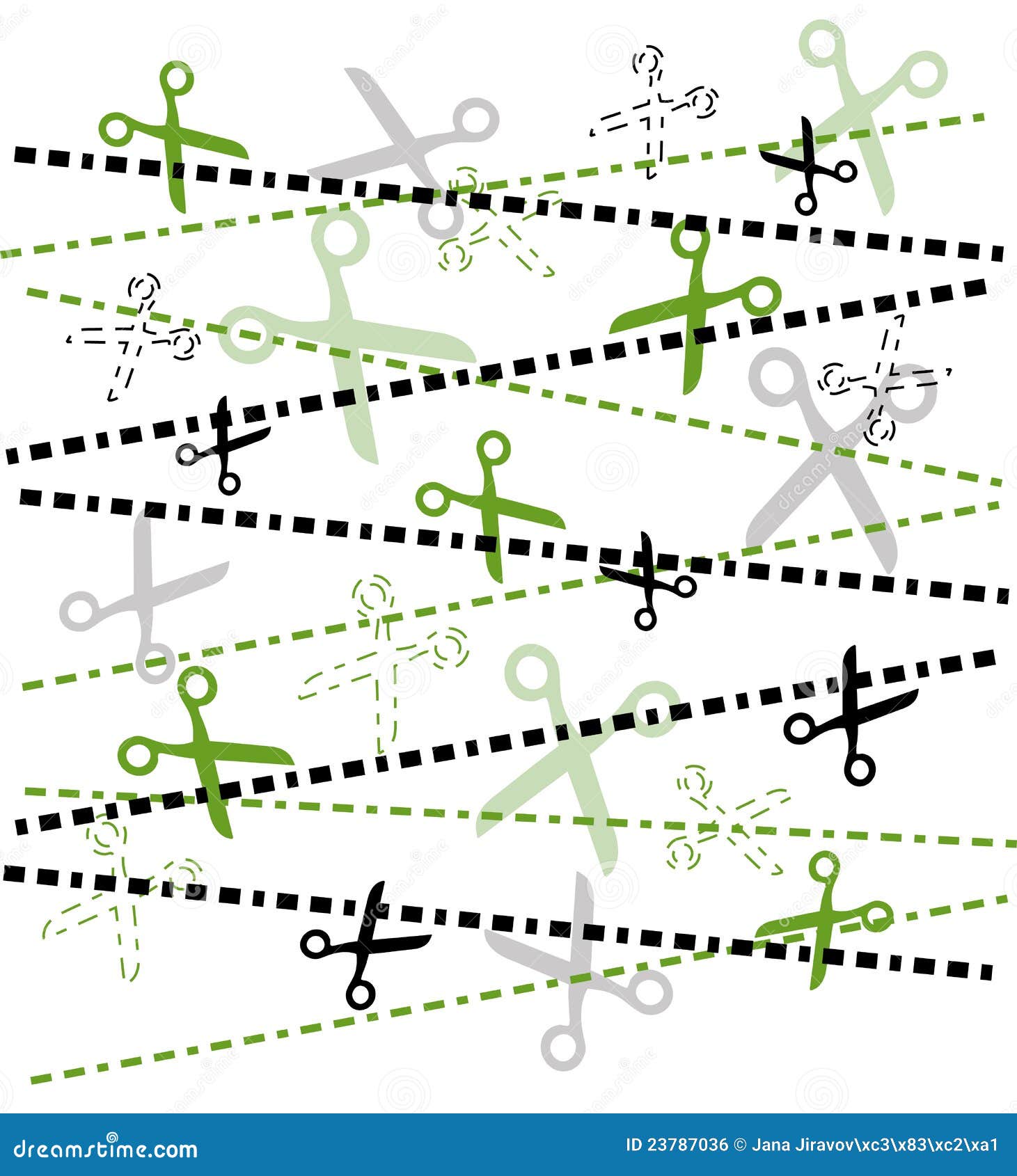 Scissors pattern stock vector. Illustration of scissors - 23787036