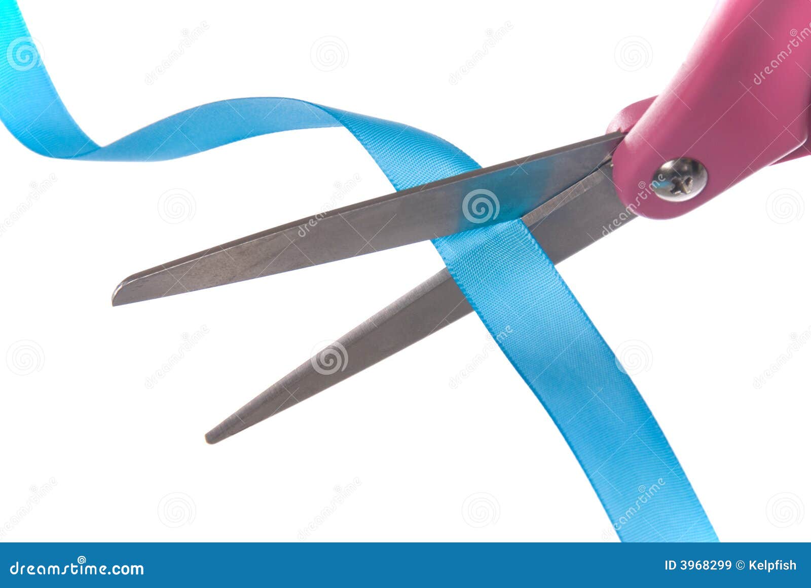 Scissors and ribbon stock image. Image of opening, scissors - 3968299