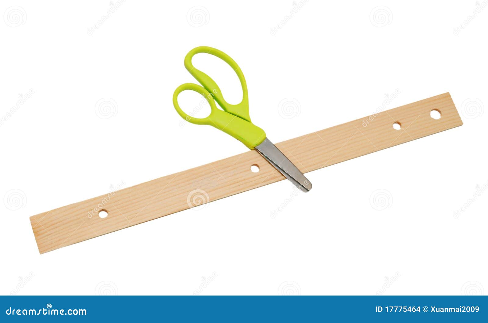 Scissors and ruler stock photo. Image of shift, knitting - 17775464