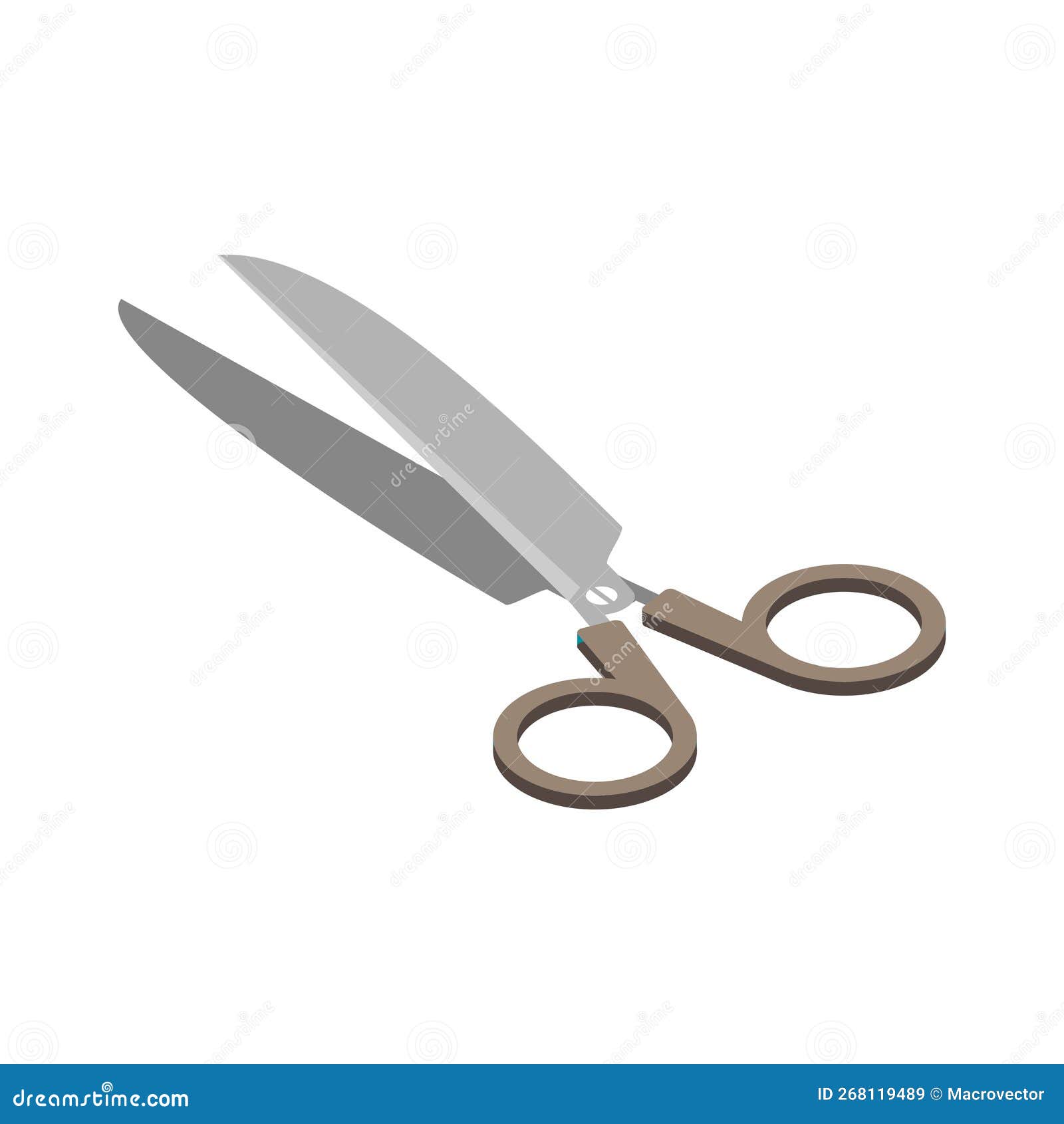 Scissors Shoemakers Tool Composition Stock Vector - Illustration of ...