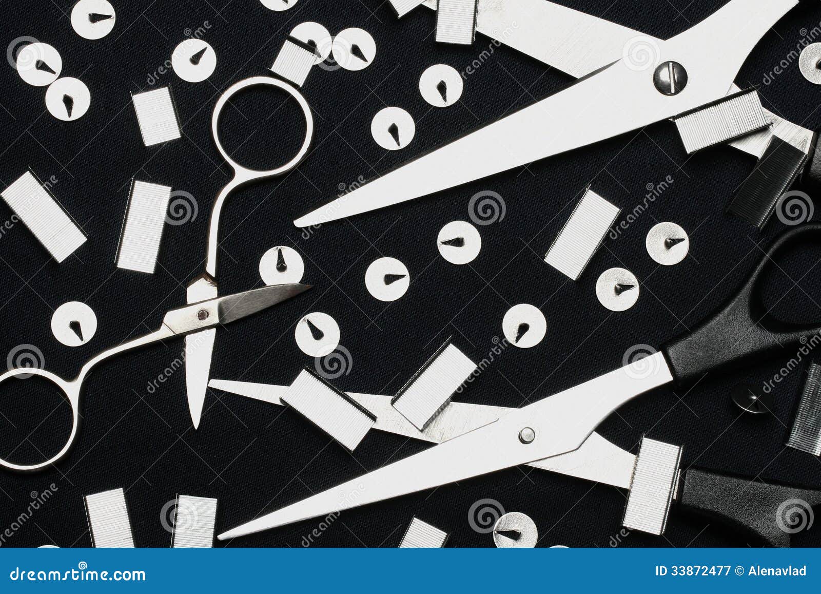 Scissors stationery stock image. Image of stilllife, objects - 33872477