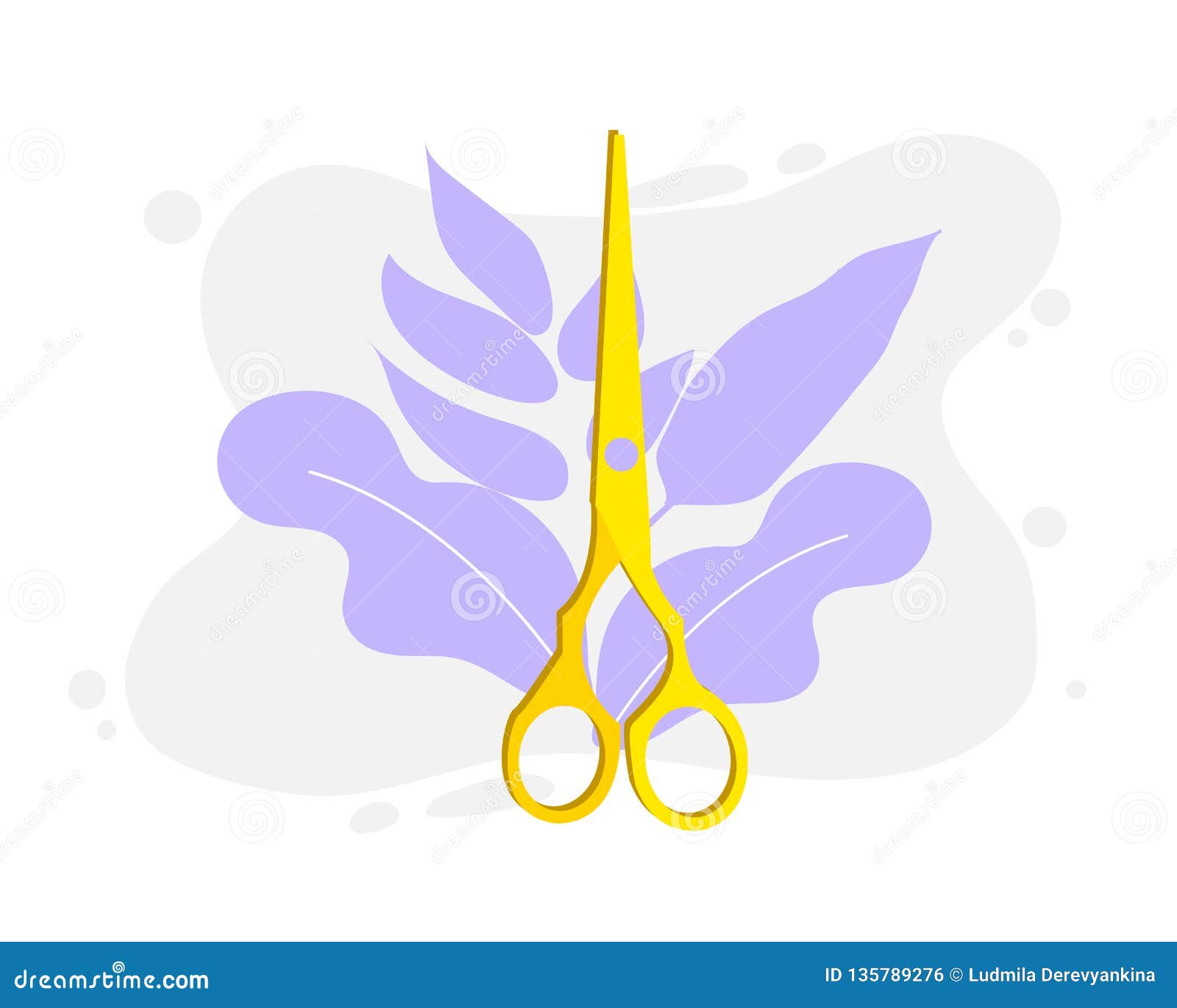 Scissors Symbol. Cut Concept with Open Scissors Stock Illustration ...