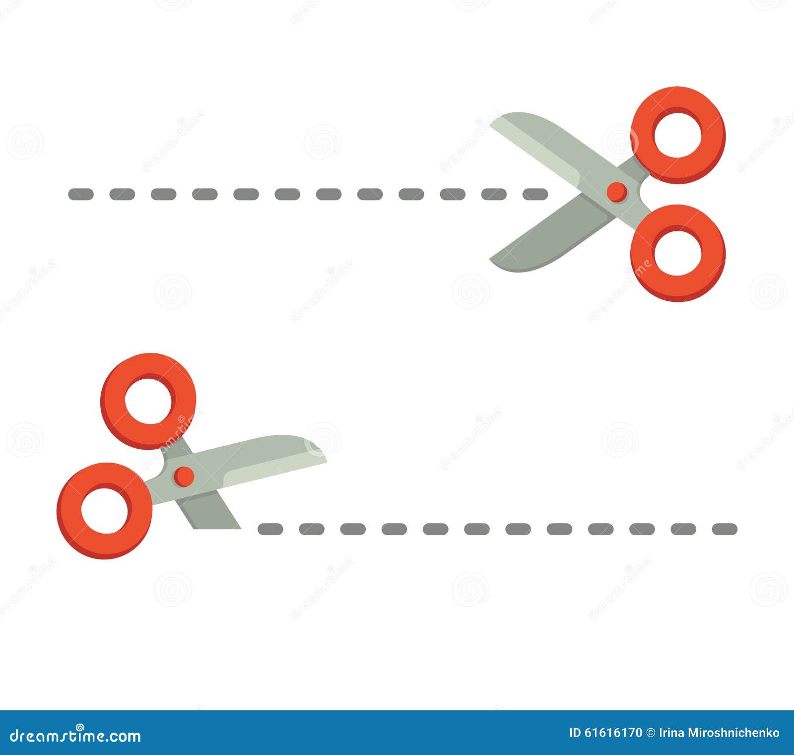 Scissors Symbol Set Vector Illustration | CartoonDealer.com #61616170