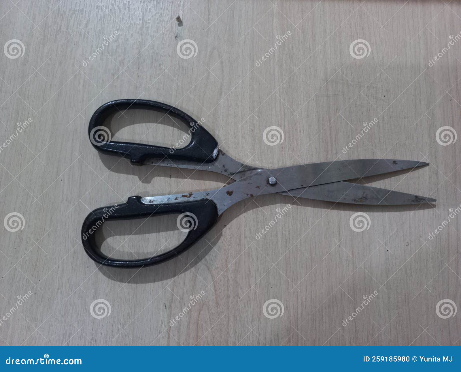 Scissors on the Table Wood Pattern Stock Photo - Image of pattern ...