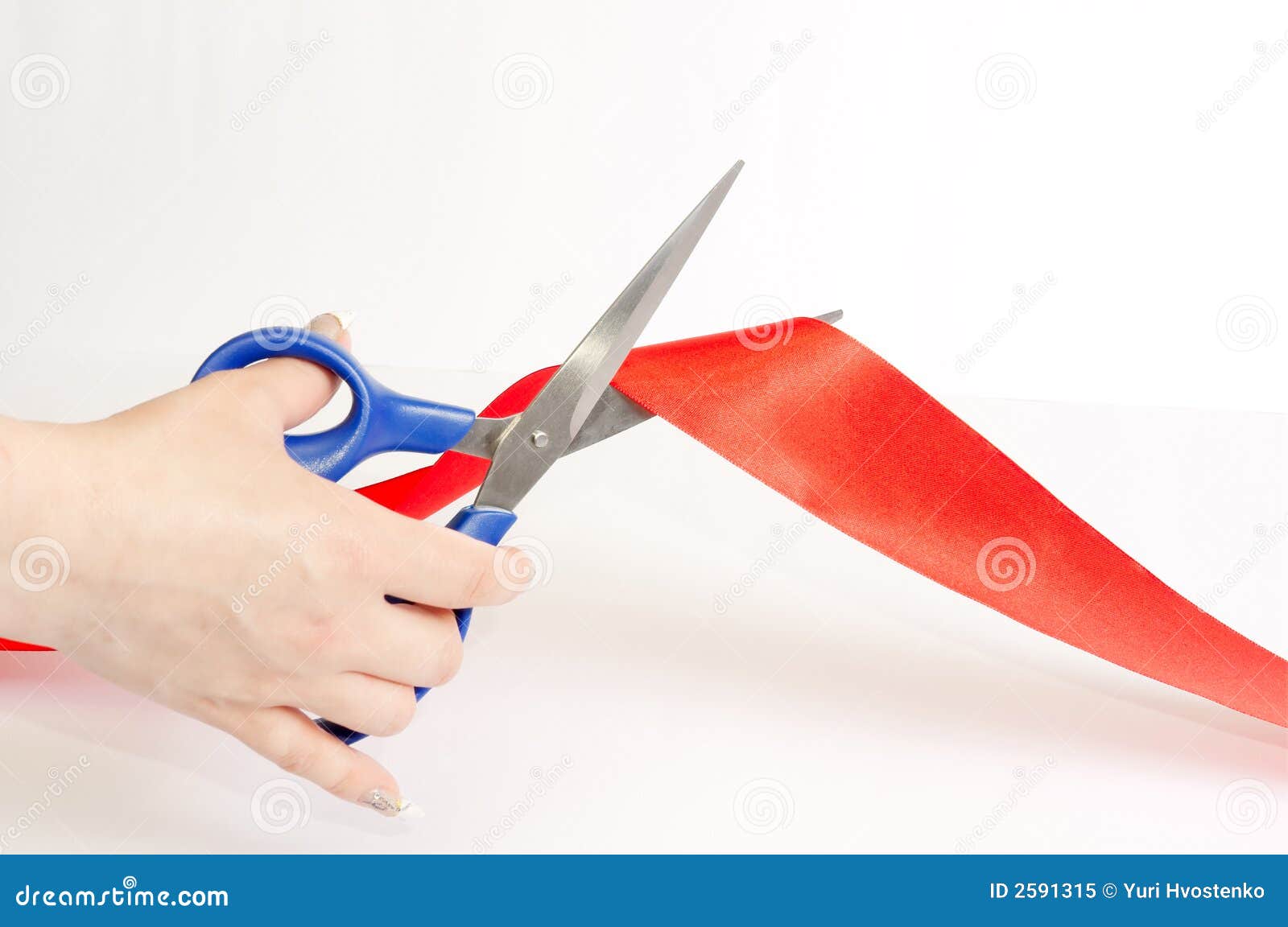 Scissors and tape stock image. Image of construction, human - 2591315
