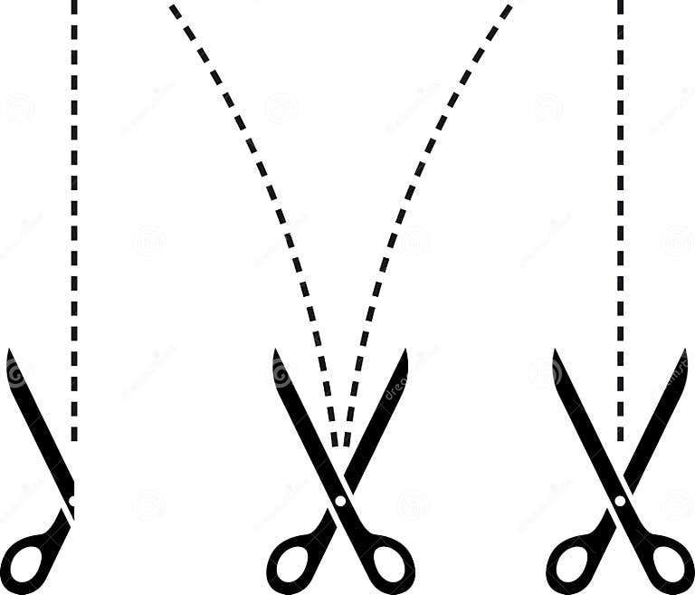 Scissors template stock vector. Illustration of isolated - 14416082