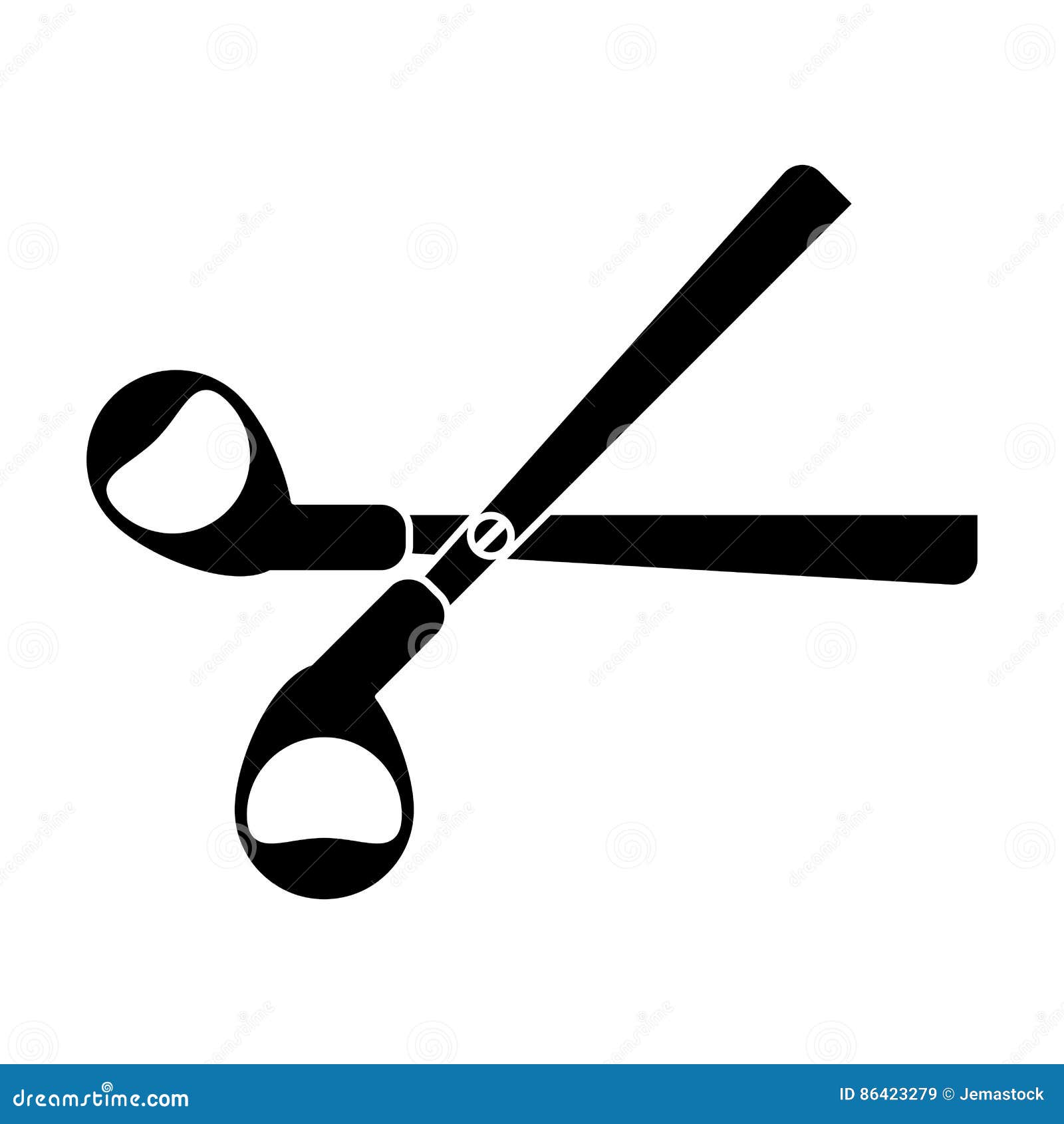 Scissors Tool School Pictogram Stock Vector - Illustration of draw ...