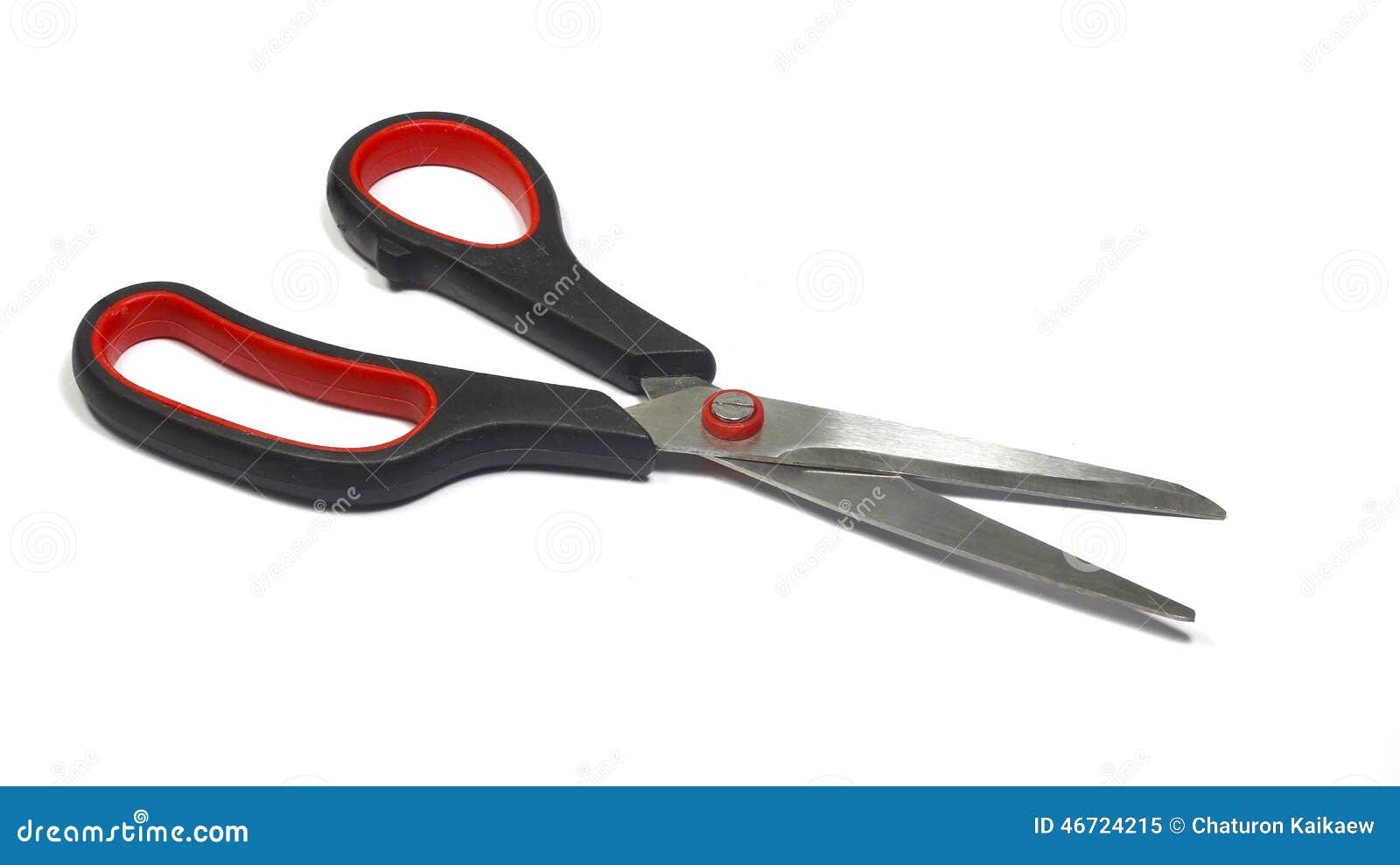 Scissors, (Top View) stock image. Image of single, white - 46724215