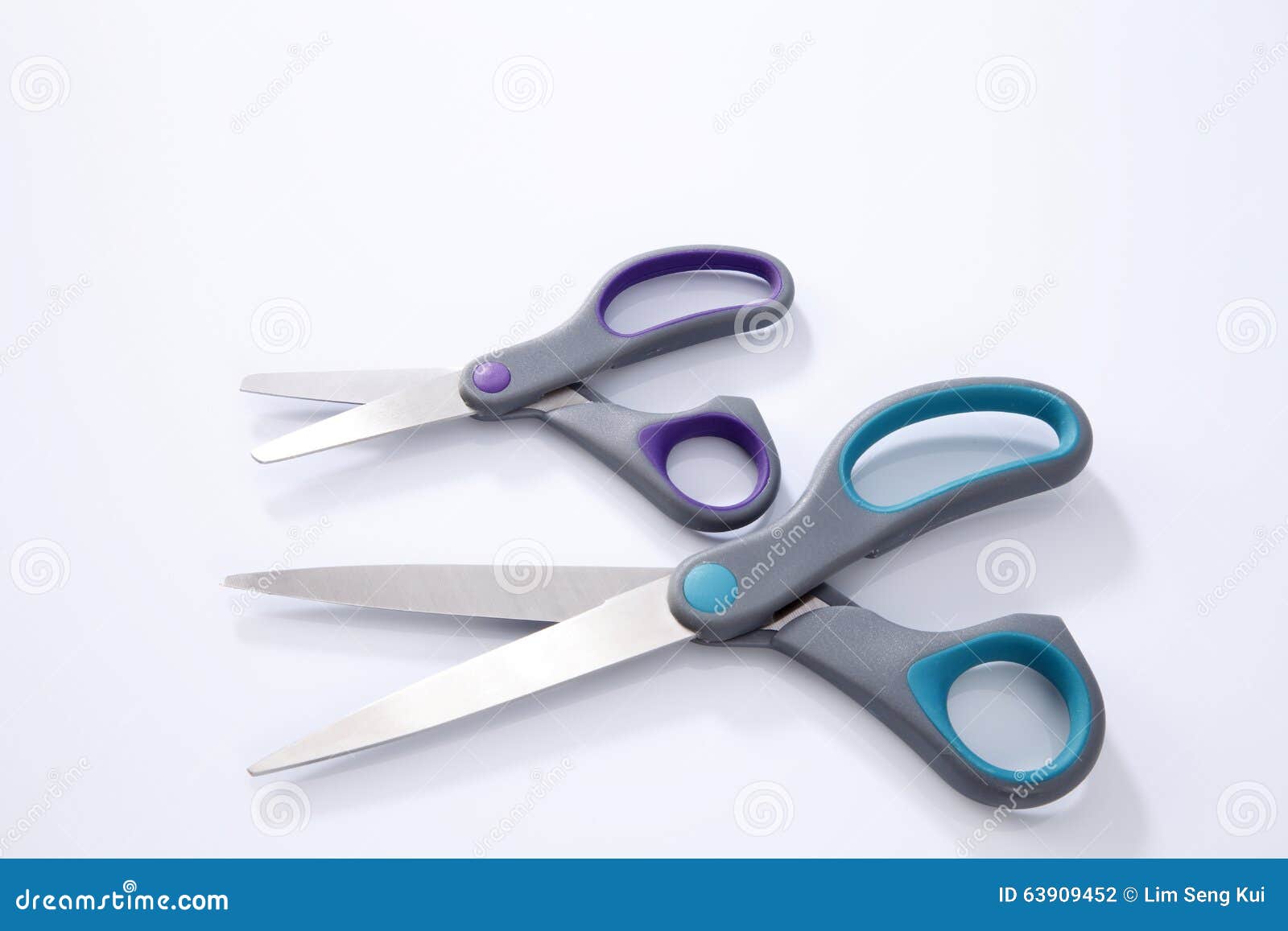 Scissors stock photo. Image of plastic, home, black, shiny - 63909452