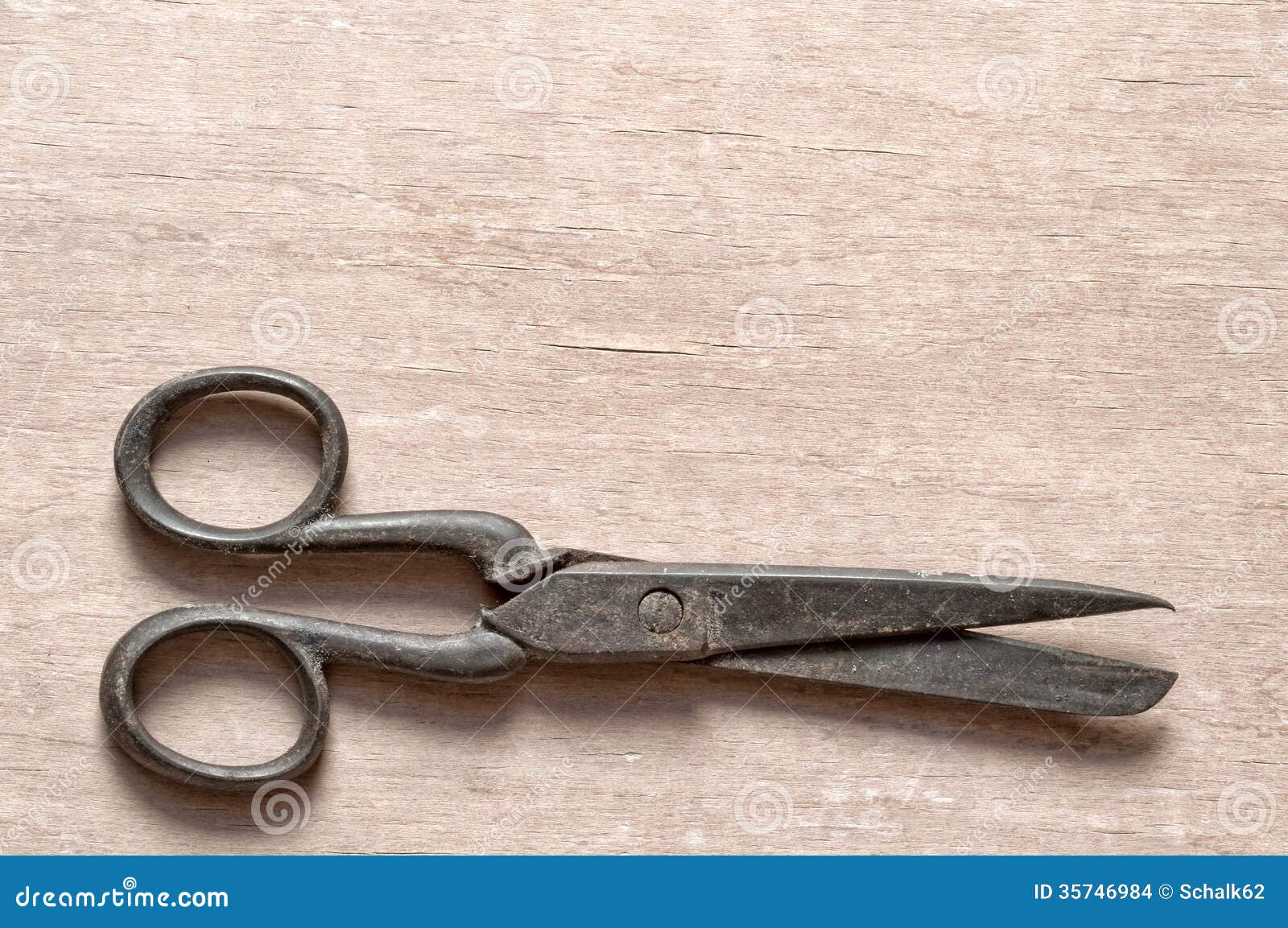 Scissors stock photo. Image of rusty, surface, scissors - 35746984
