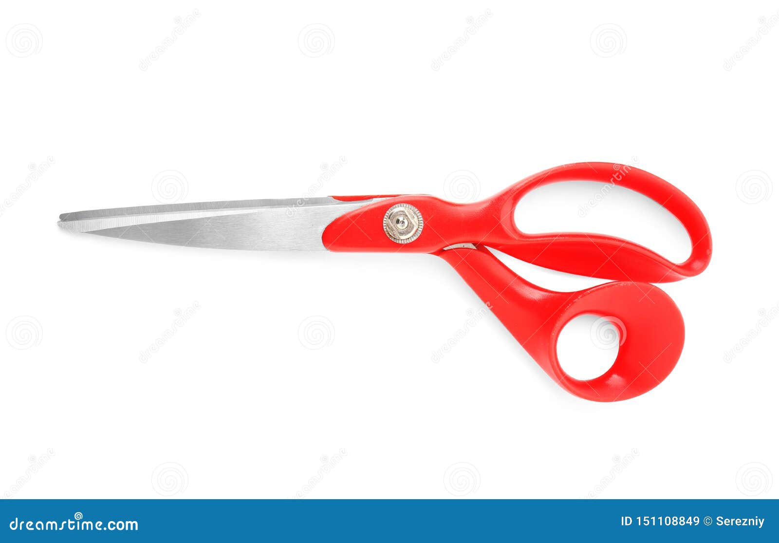 Scissors on White Background Stock Image - Image of handmade, clothier ...
