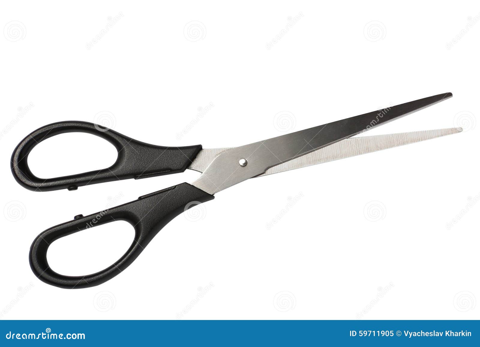 Scissors on a White Background Stock Image - Image of isolation, sharp ...