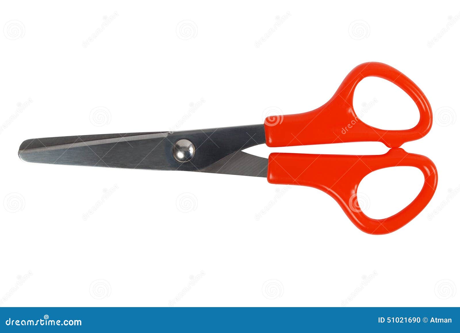 Scissors on white stock photo. Image of isolated, utensil - 51021690