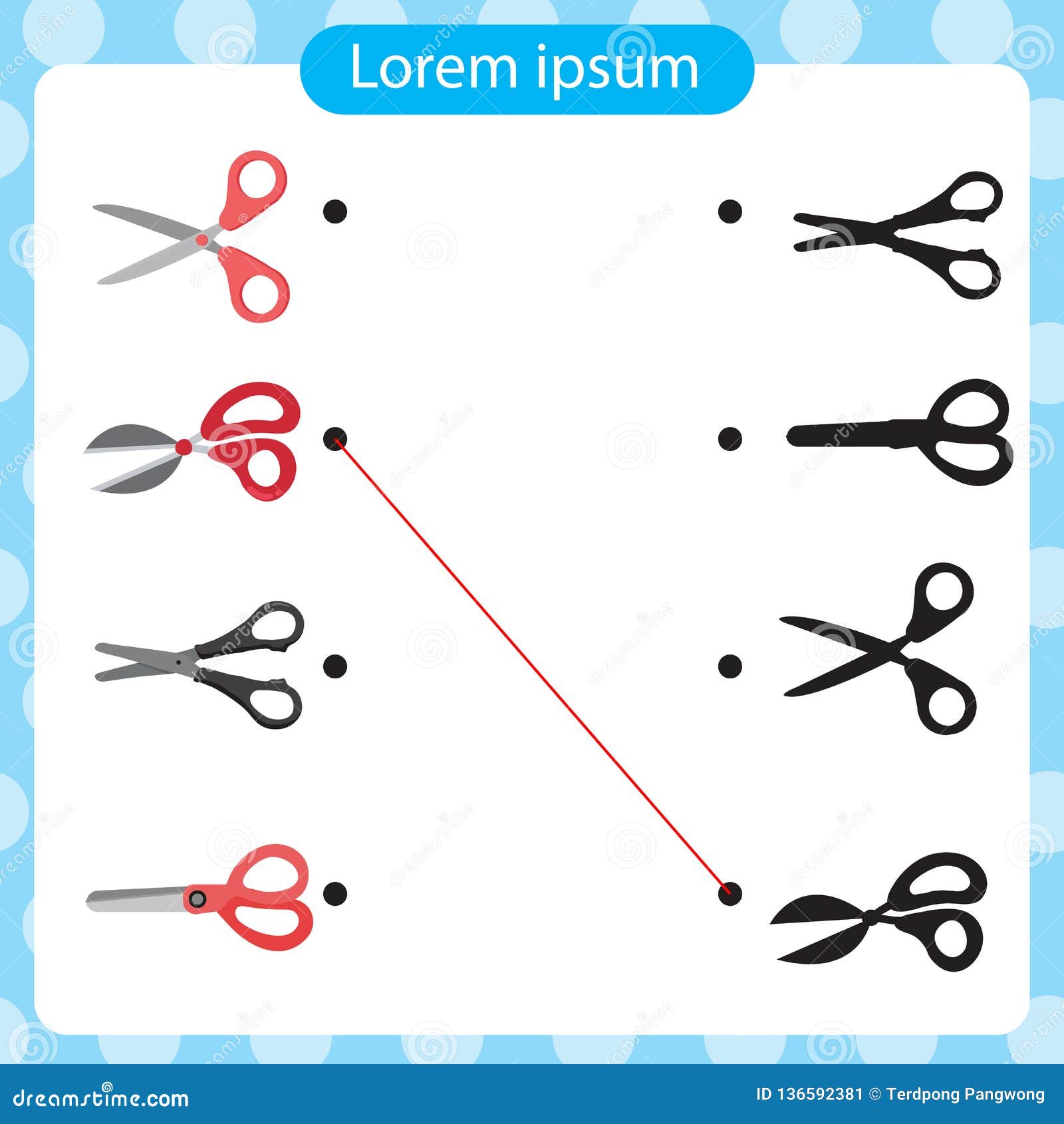 Scissors With Curve Layout. Raster Stock Photo | CartoonDealer.com ...