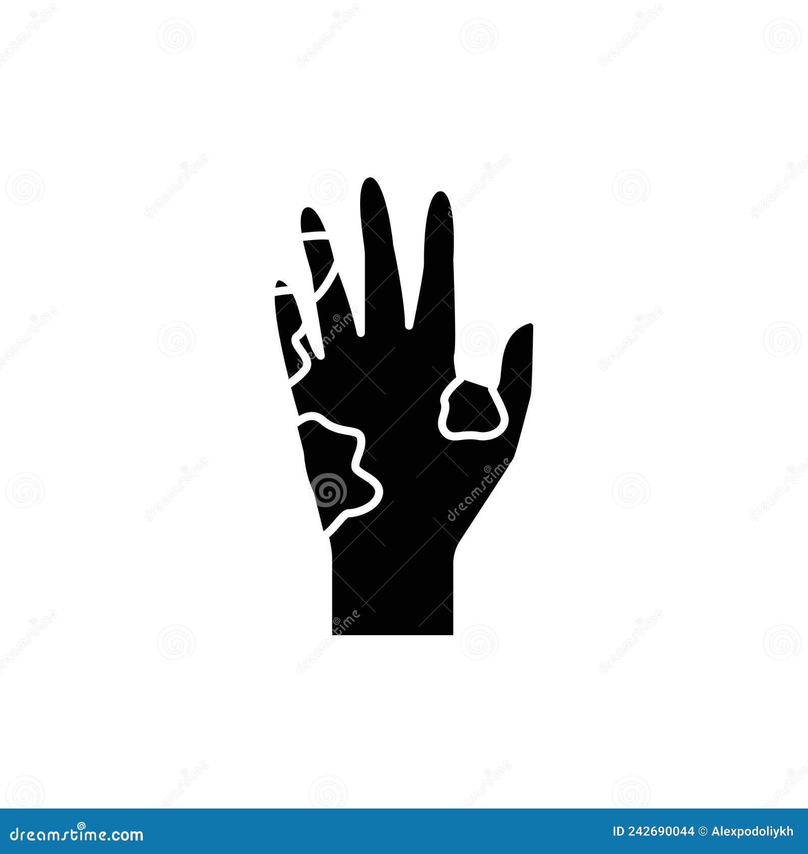 Scleroderma Icon. Trendy Flat Vector Scleroderma Icon On White B ...