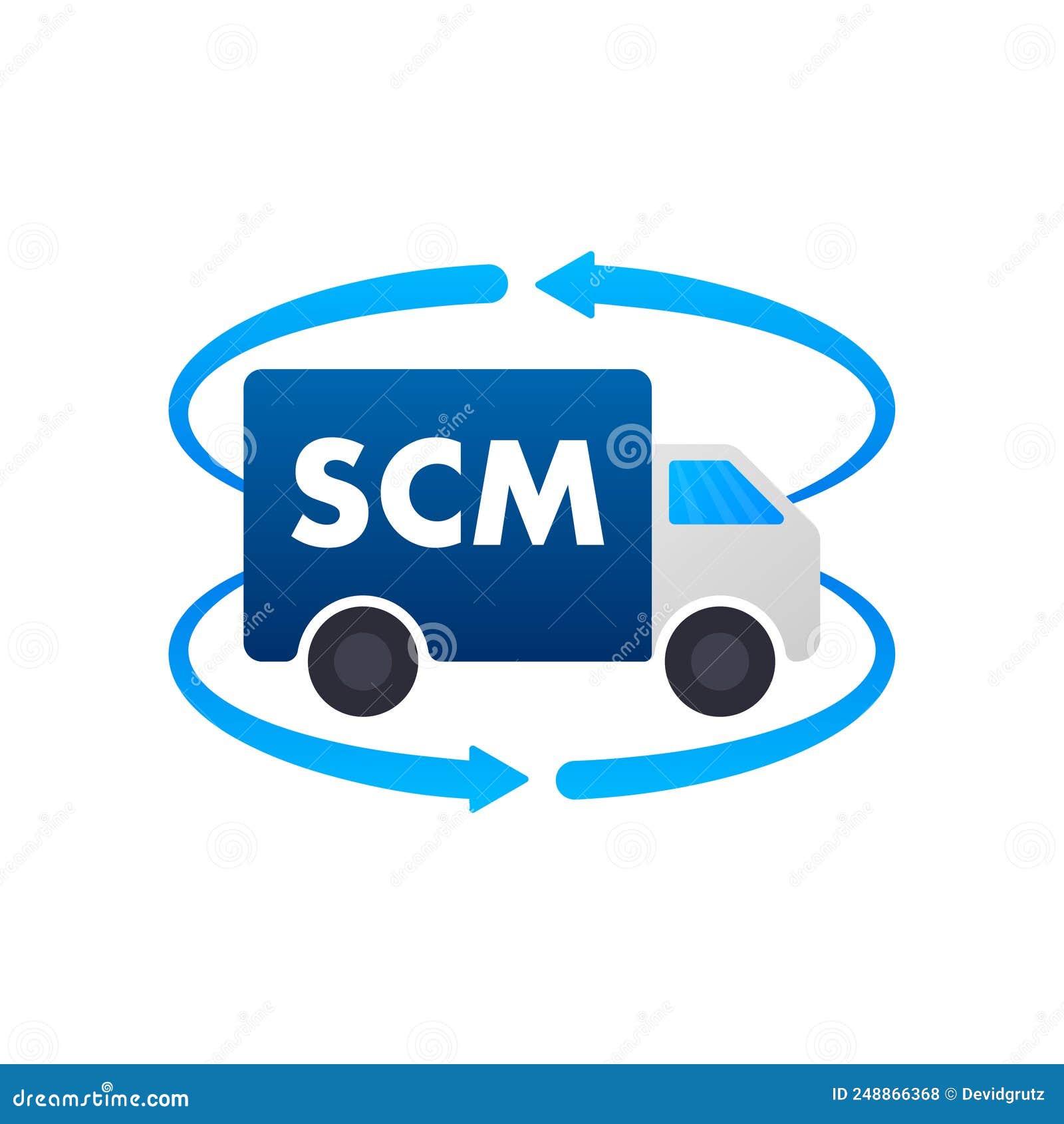 Scm Icon. Simple Creative Element. Icon with Scm. Stock Vector ...