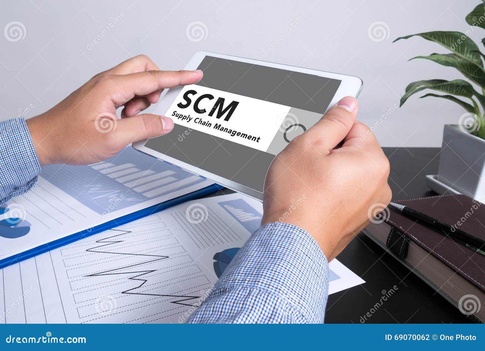 SCM Supply Chain Management Concept Stock Photo - Image of engine ...