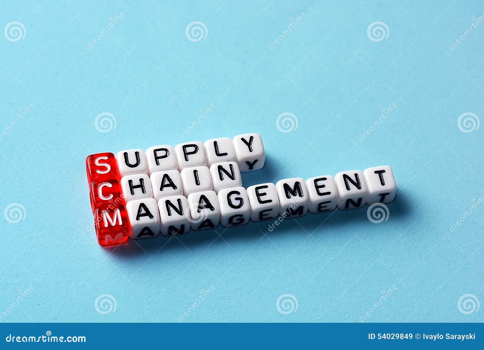 SCM Supply Chain Management Stock Image - Image of business, service ...