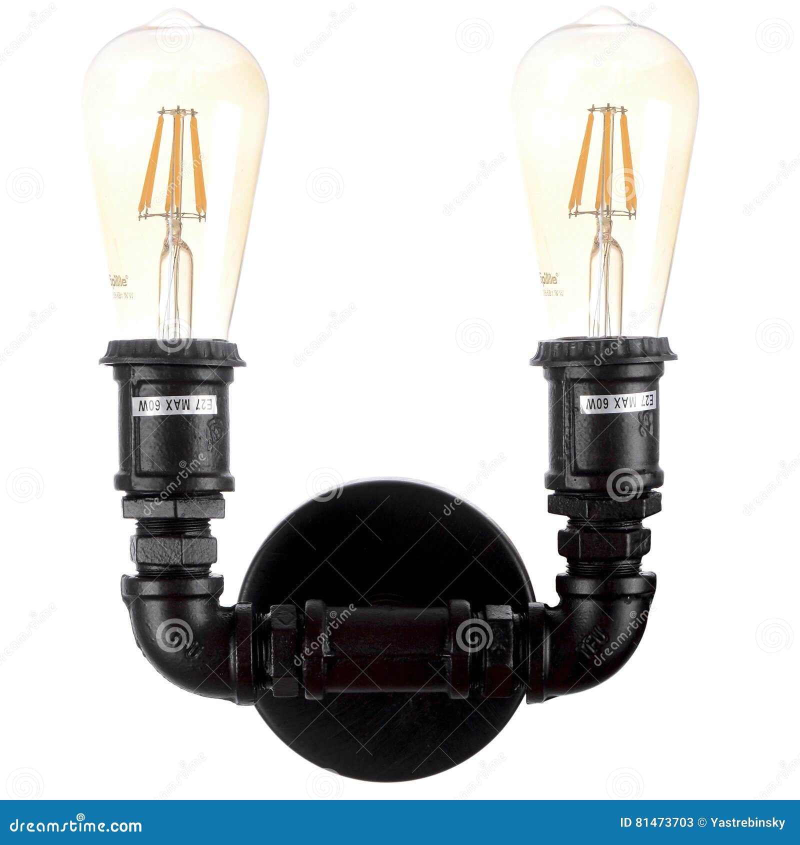 Sconce isolated stock image. Image of electricity, lamp - 81473703