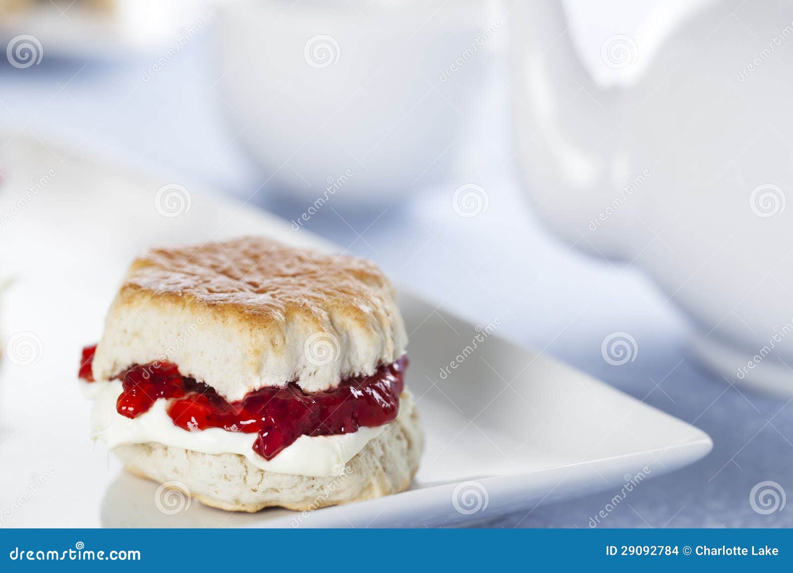 Scone stock photo. Image of food, cuisine, strawberry - 29092784